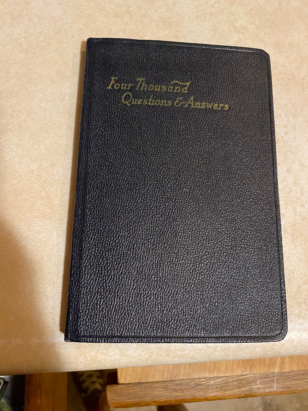 Antique 4000 Questions and Answers Young Christian’s Bible Class ...