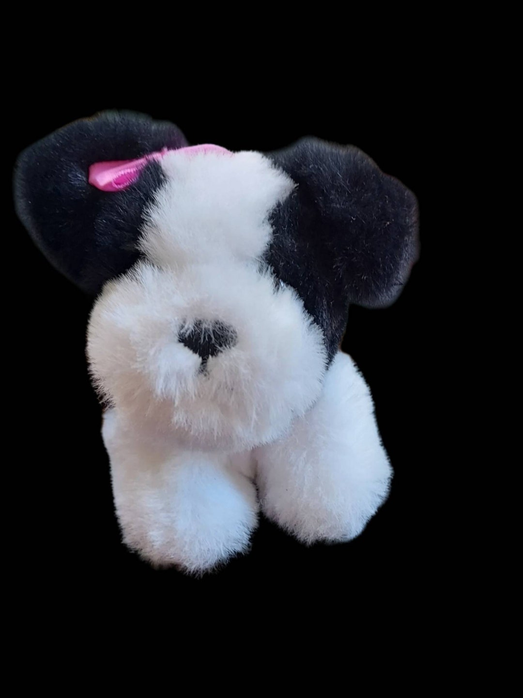 Black and White Stuffed Animal American Girl Dog Plushie Boston Terrier ...