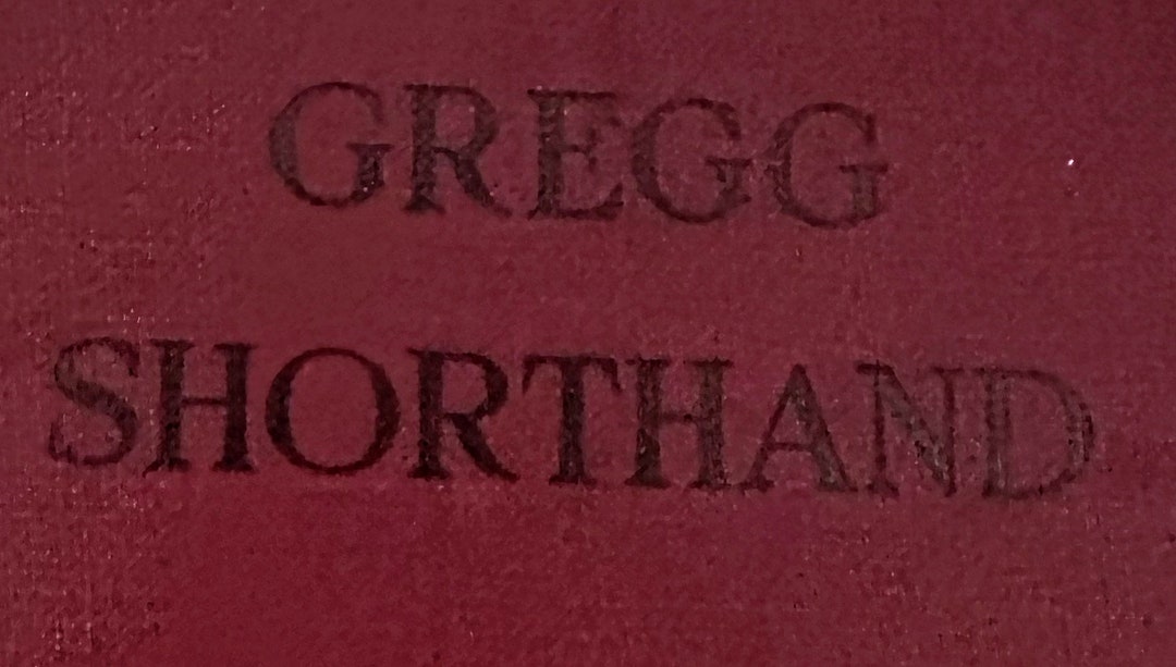 Vintage Gregg Shorthand Anniversary Edition 1949 Text Book - Etsy