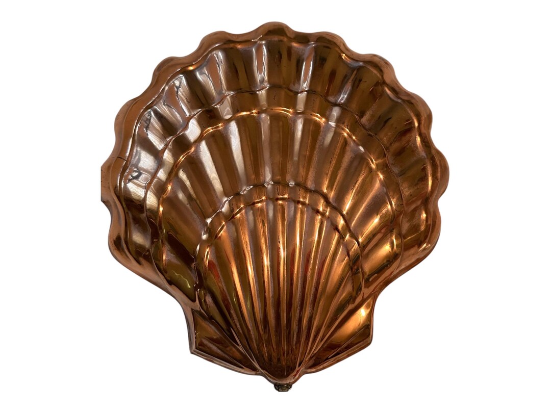 Vintage Copper Seashell Jello Kitchen Pan Mold Wall Hanging Decor - Etsy