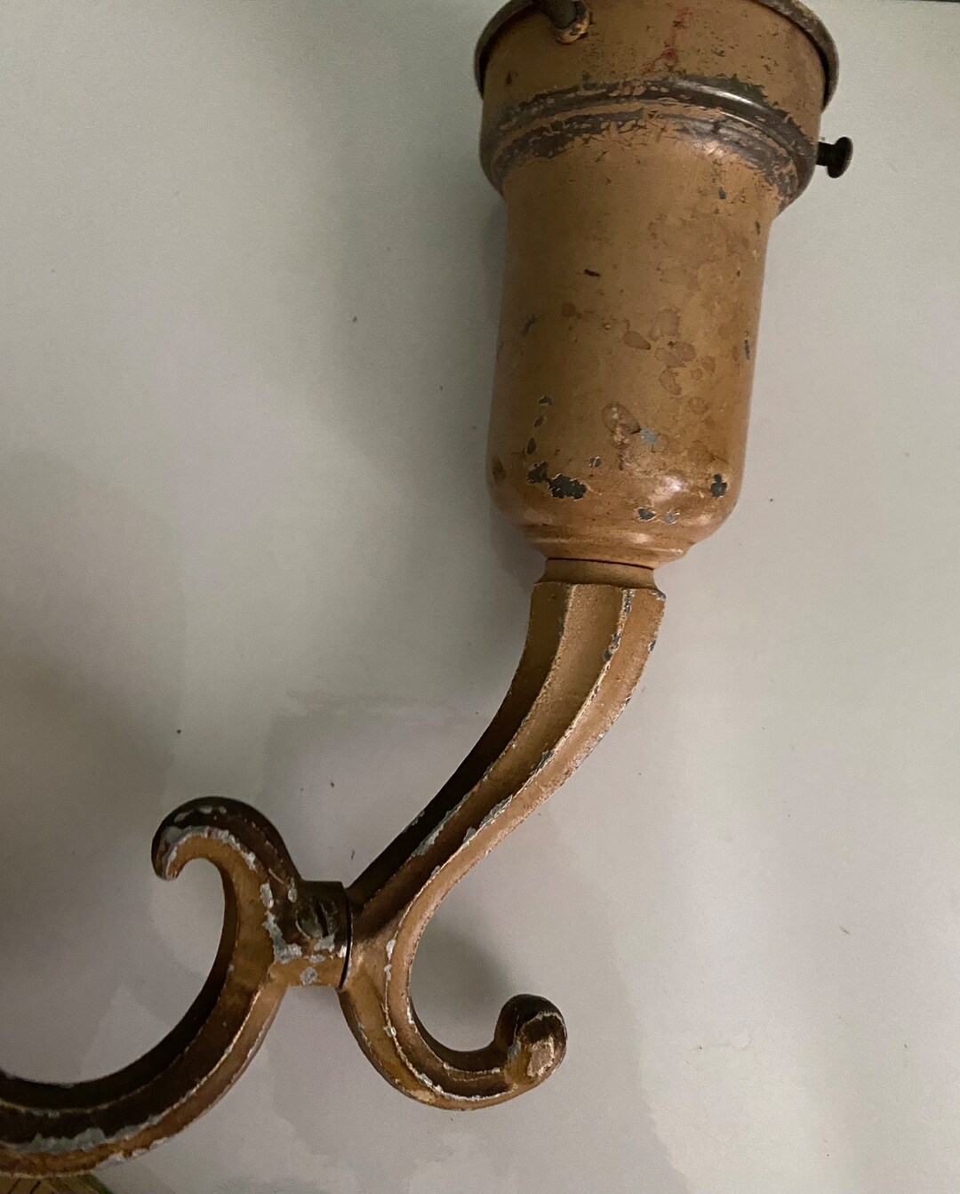 Vintage Chippy Peely Shabby Chic Light Fixture Sconce - Etsy