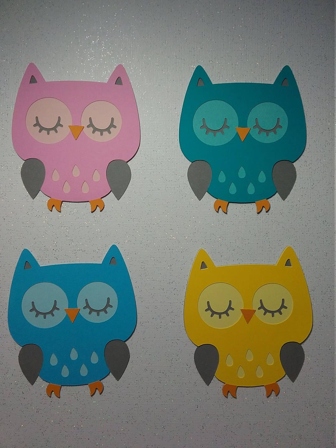 Owl Die Cuts 8 Pieces - Etsy