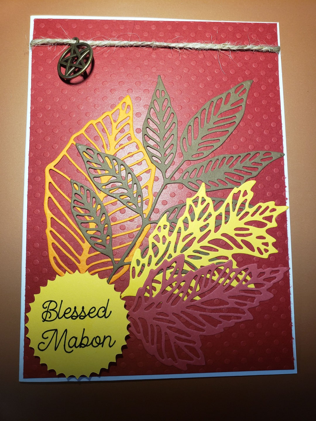 Mabon Greeting Card – Autumn Equinox Pagan Card – Handmade Fall Witchy ...