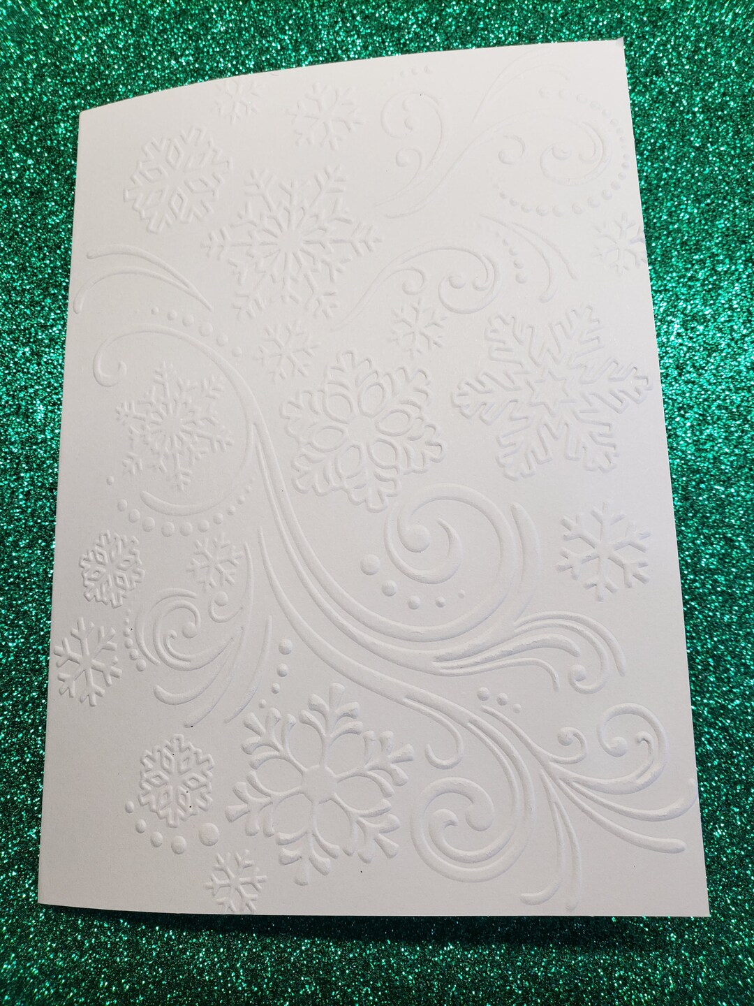 Snow Blizzard Embossed Note Cards Set of 10 With Envelopes - Etsy