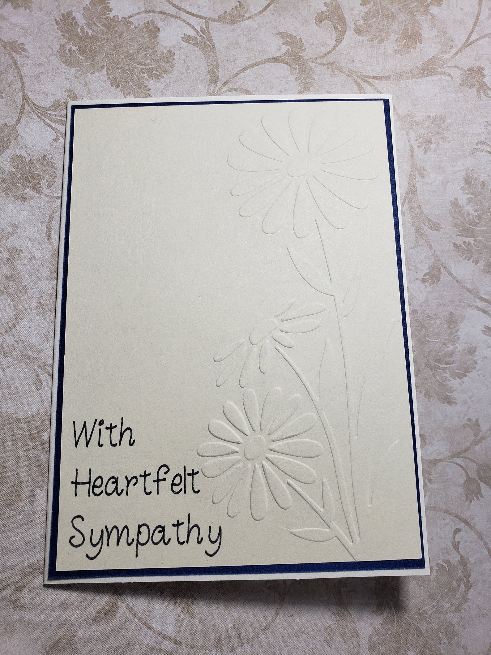 Handmade Sympathy Card - Etsy