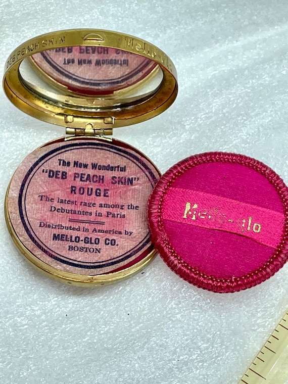 vintage rouge blush compact - Gem