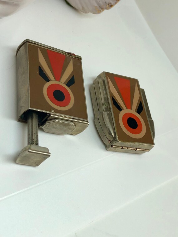 Fillkwik Art Deco Perfume Compact Complete 1 Powder &… - Gem