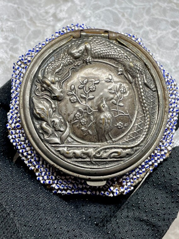 Raised Dragon Bird Repousse Artistic Japanese Art Ant… - Gem