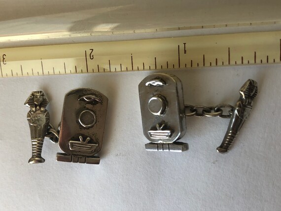 Egyptian 925 Sterling Pharaoh King Tut Queen Nefertit… - Gem