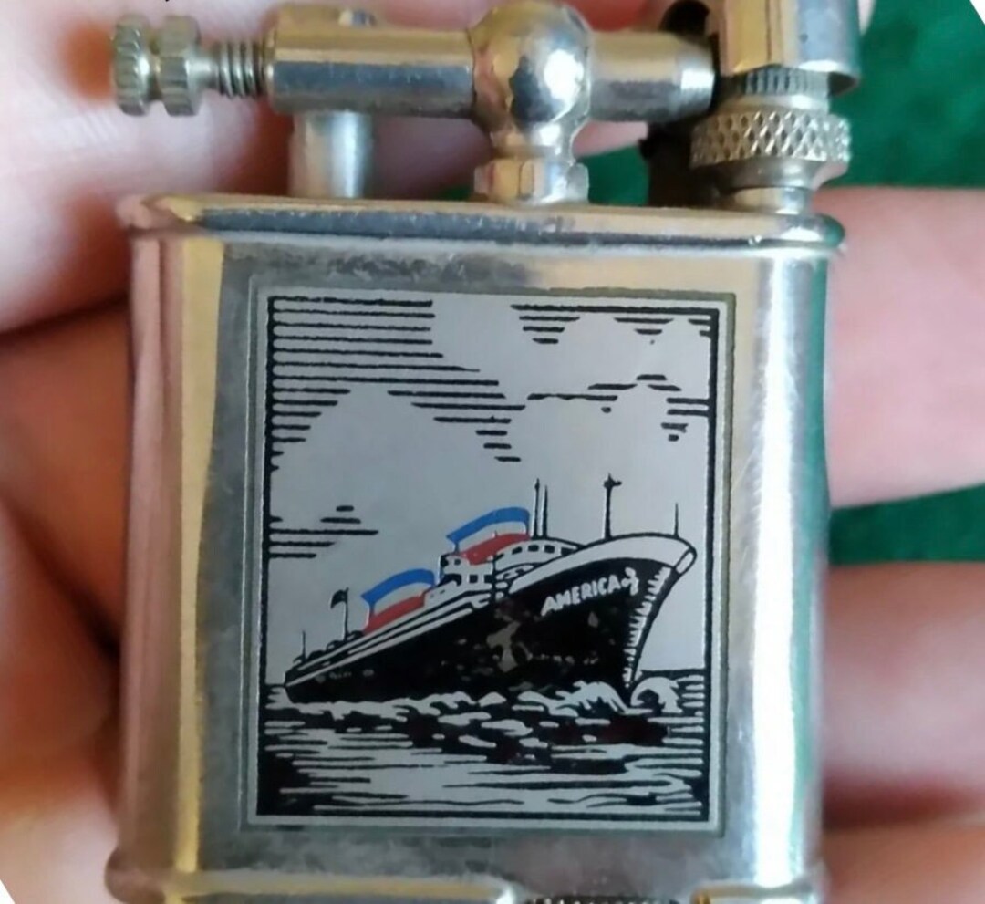 1940 Cigarette Lighter Nautical Lift Arm Antique Excellent Condition ...