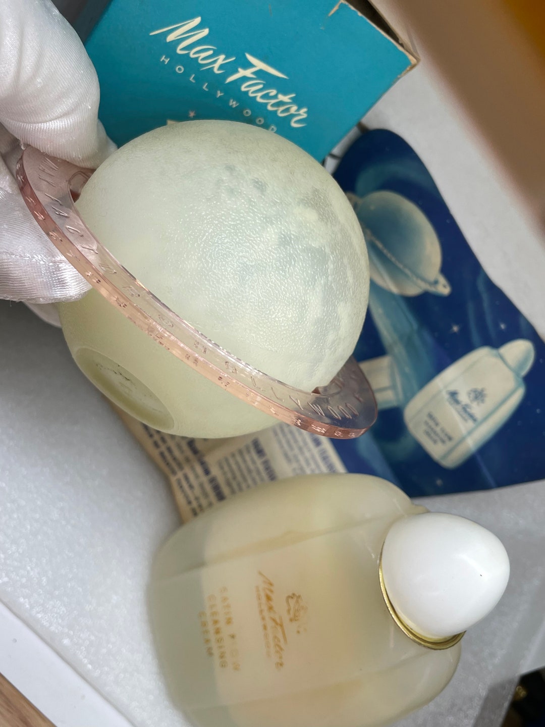 RARE Max Factor 1950 World of Beauty Space Age Lotion Products Box ...