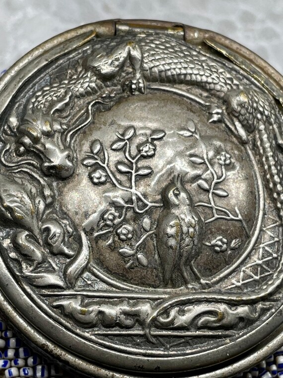 Raised Dragon Bird Repousse Artistic Japanese Art Ant… - Gem