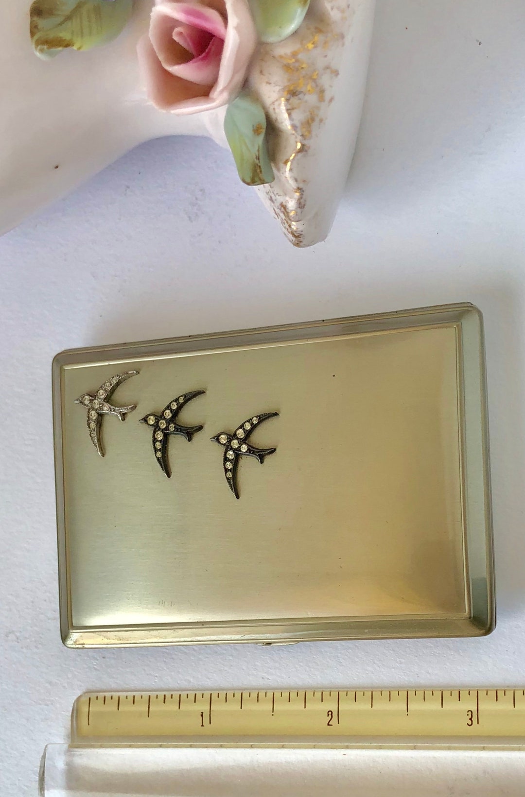 Fillkwik Vintage Compact Collector Silver Chromium Plate Metal - Etsy