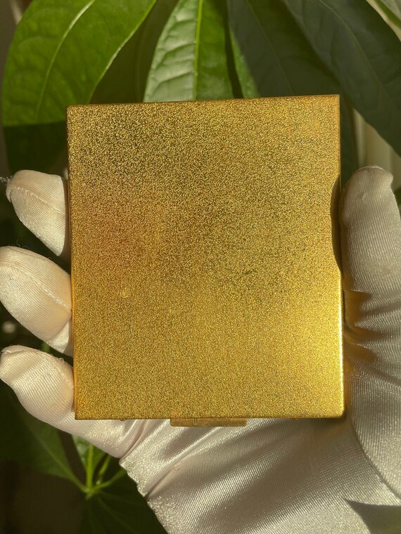 Fish Powder compact collectible Beautiful golden Koi … - Gem