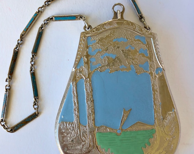 Fisher Compact Sailing JM Fisher Enamel Art Deco 1920 Vintage ...