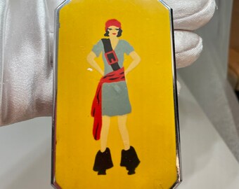Fisher Compact Sailing JM Fisher Enamel Art Deco 1920 Vintage ...