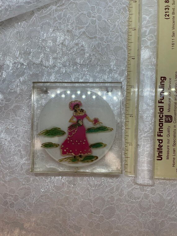 Bell Deluxe Lady Vintage powder compact complete RARE… - Gem