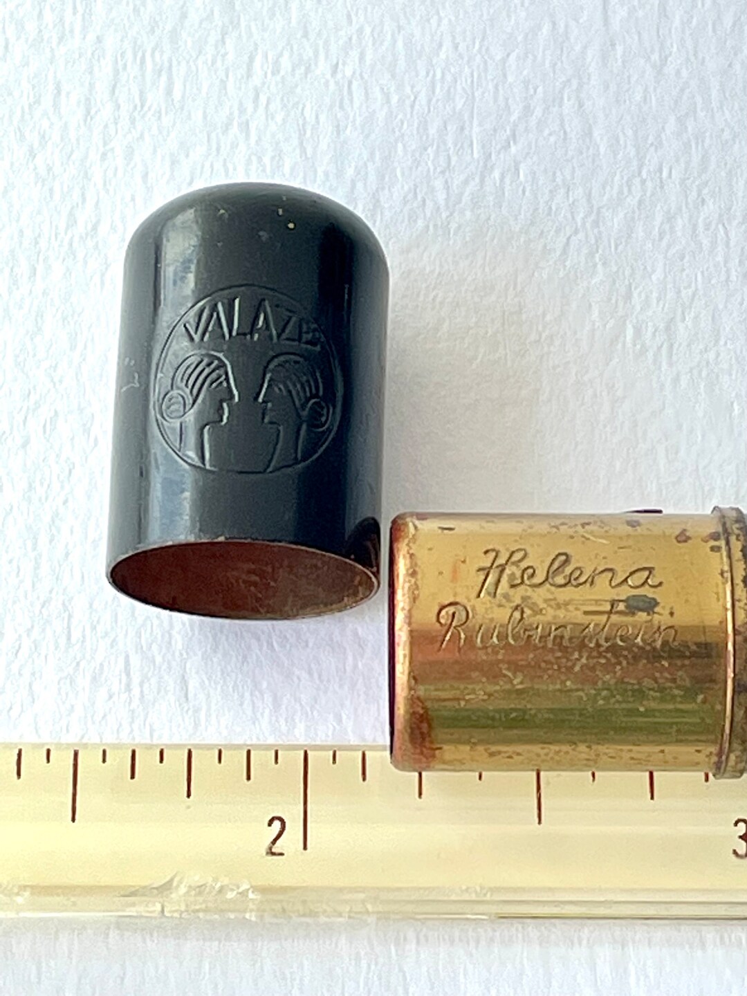 Vintage Lipstick Valaze Helena Rubinstein RARE Black Enameled Tube W ...