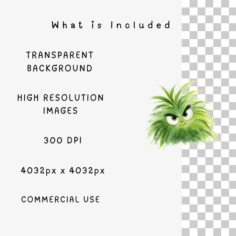 Cute Grass Clipart, Green Grass PNG Bundle, Kawaii Nature Illustration ...