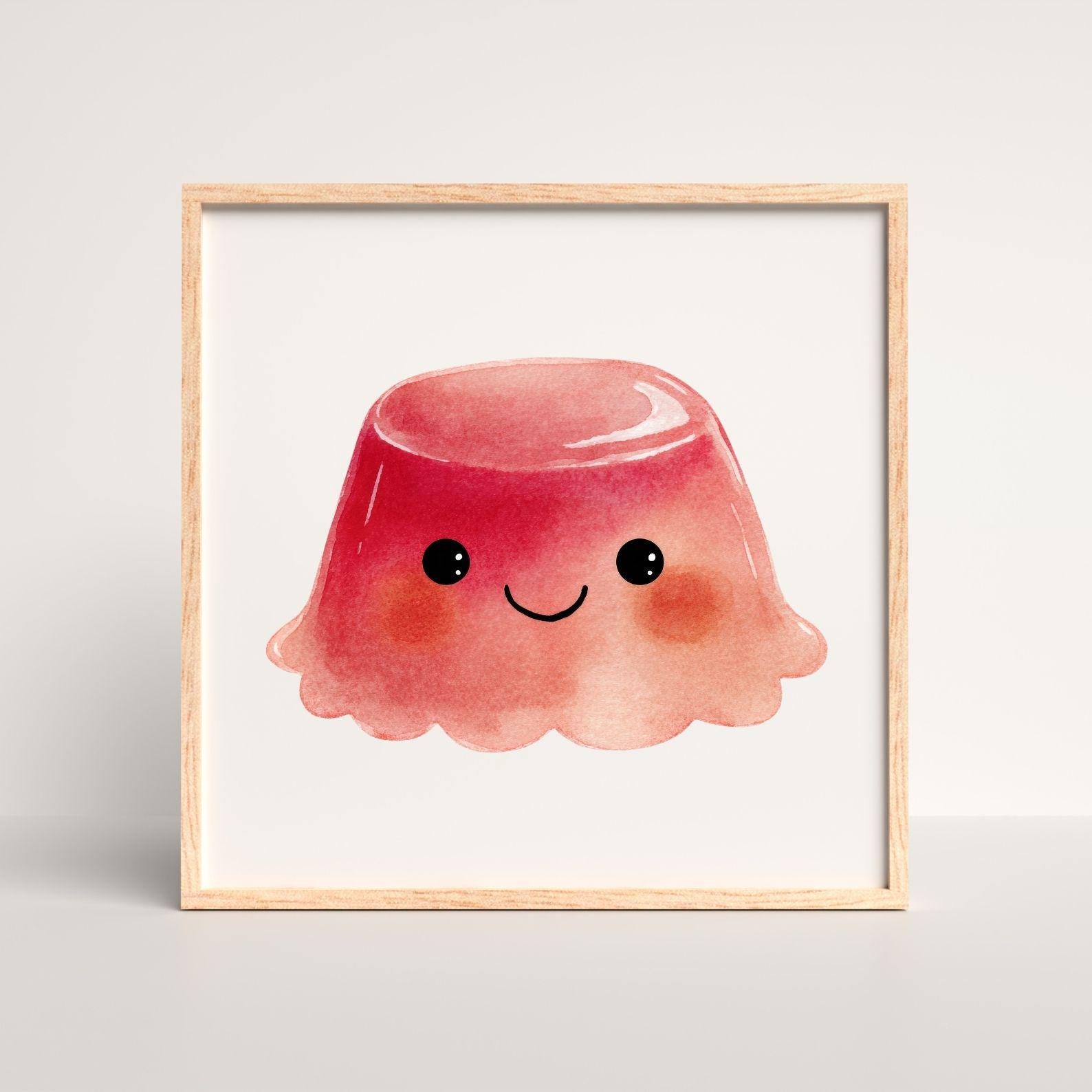 Cartoon Jelly Clipart, Cute Jelly PNG Bundle, Kawaii Dessert ...