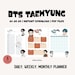 BTS Chibi Planner Printable – Daily, Weekly, Monthly (A4 A5 A6 ...
