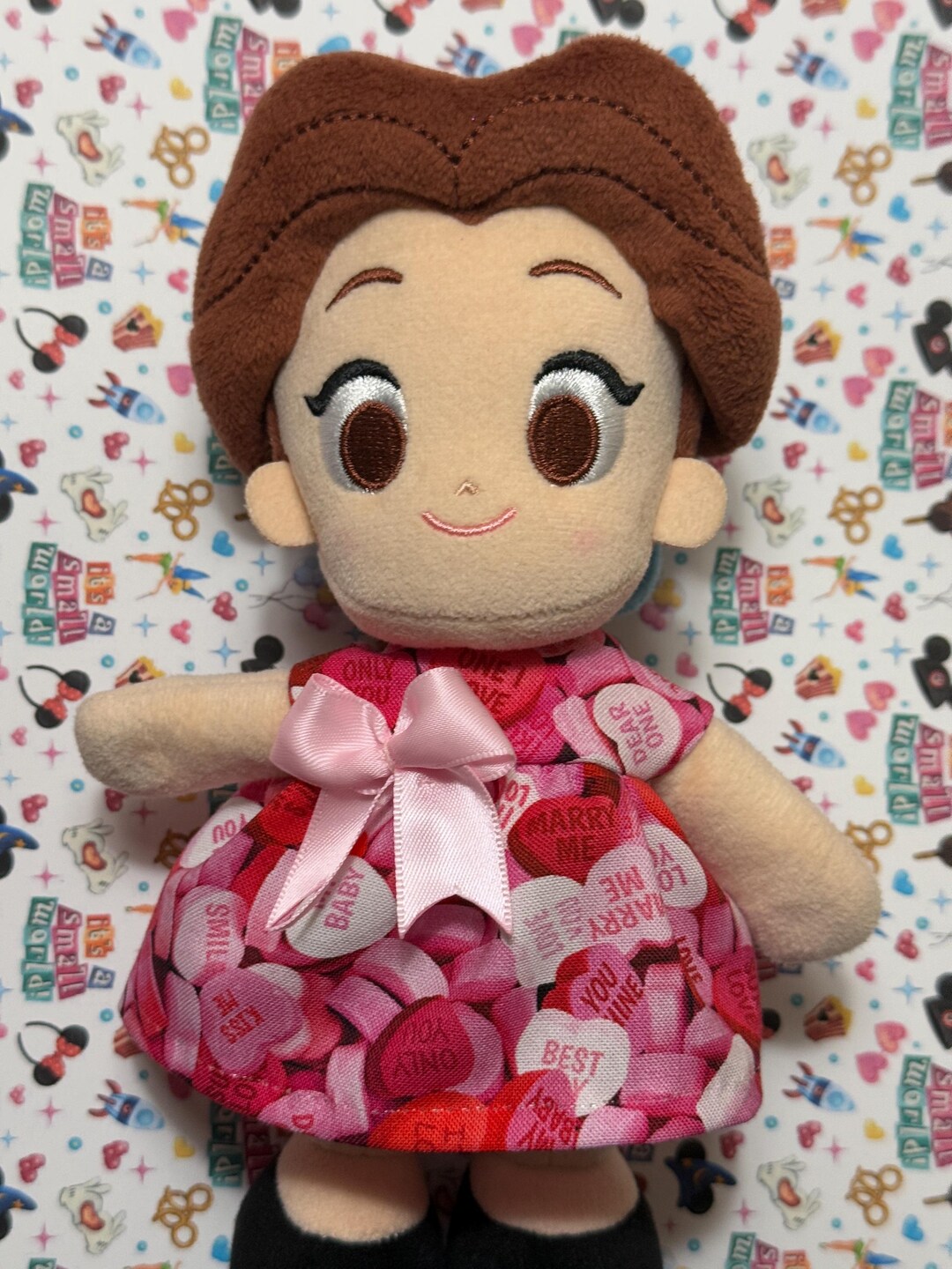 Convo Youre Cute Candy Pink Hearts Valentine Cutie Doll Dress Fits ...