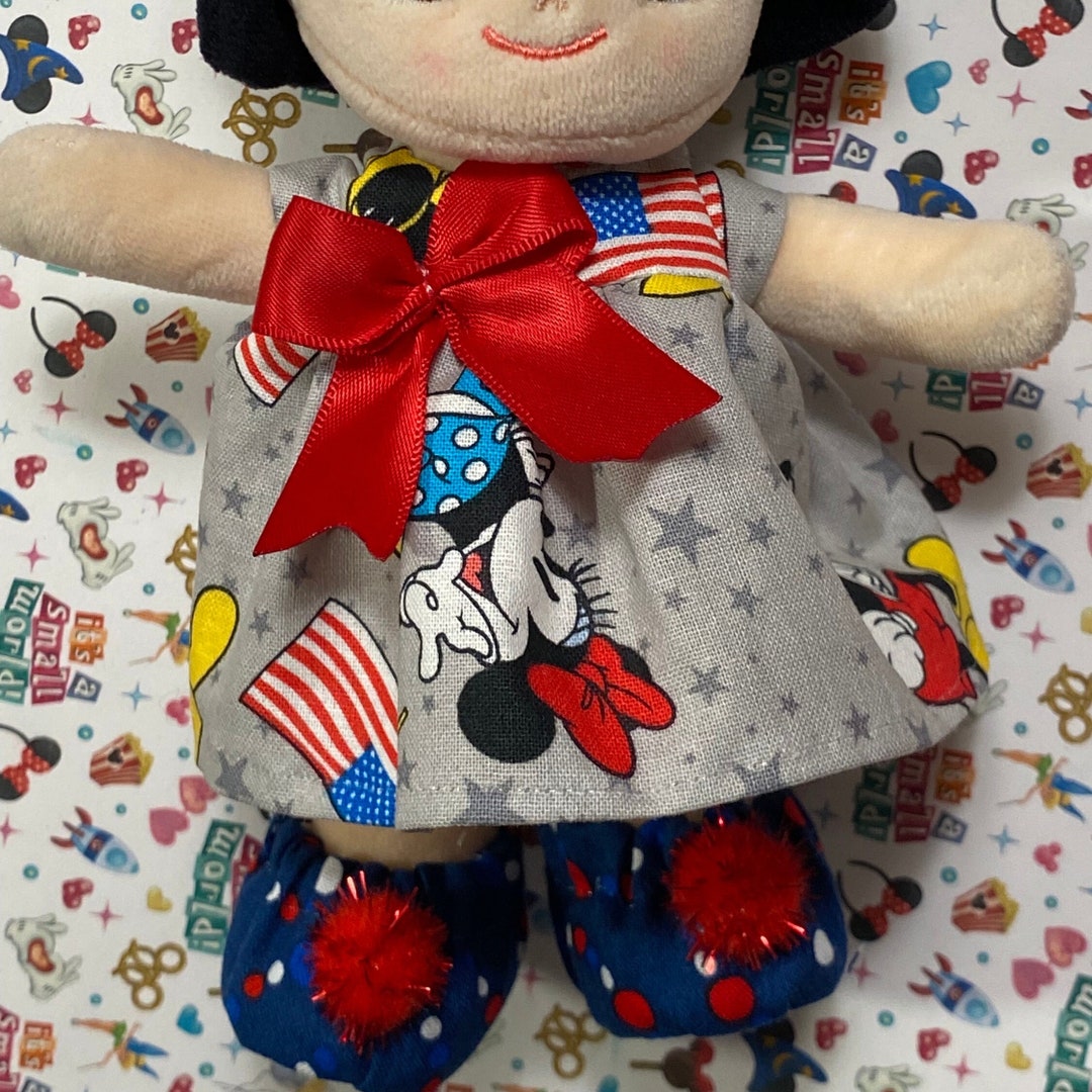 Sparkler Red White Blue Dots Pixie Puff Flats Slippers Cutie Doll Shoes ...