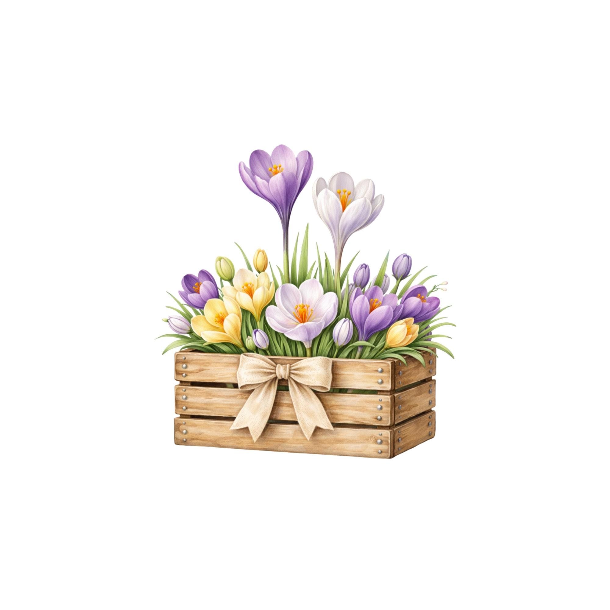 Spring Flowers Clipart, Floral Graphics, Digital Download - 19 Pngs - Etsy