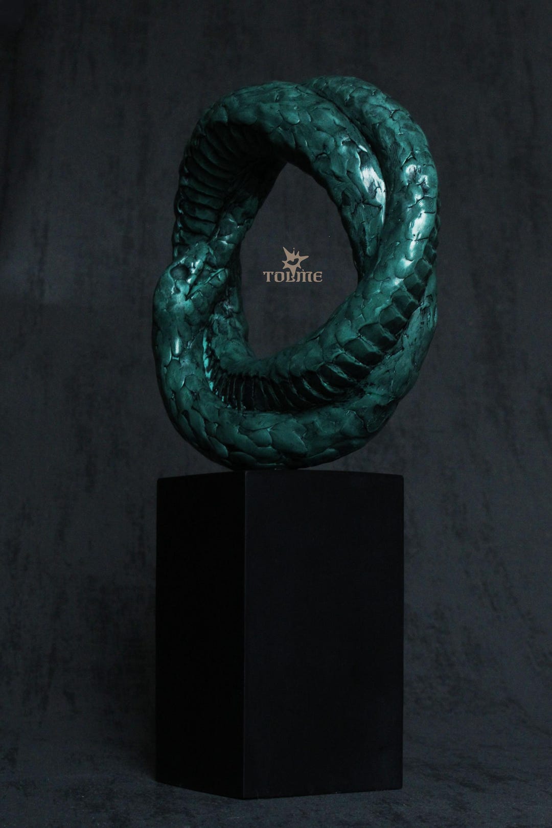 Midgard Serpent - Blue Stone Cast, Original Hand Sculpted Sculpture ...