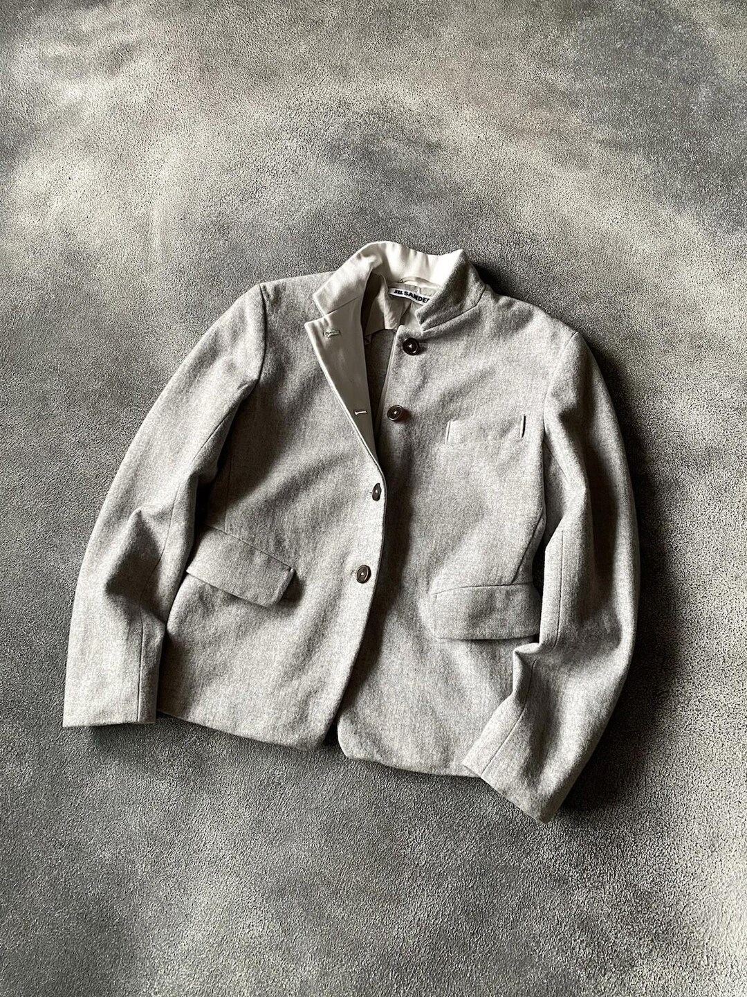 2000s Jil Sander by Raf Simons Wool Tailored Blazer Jacket Women ...