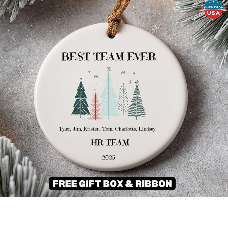 Best Team Ornament 2025 - Etsy