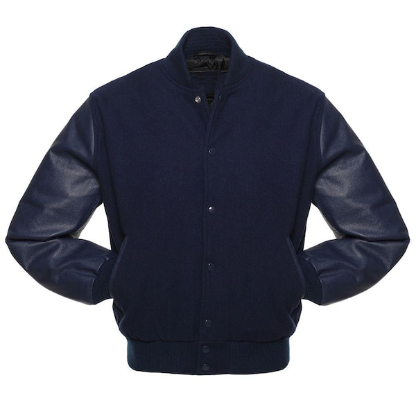 Mens Bomber Navy Jacket - Etsy