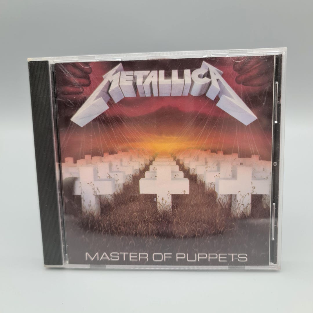 Metallica – Master of Puppets CD Album (1986) | Classic Heavy Metal ...
