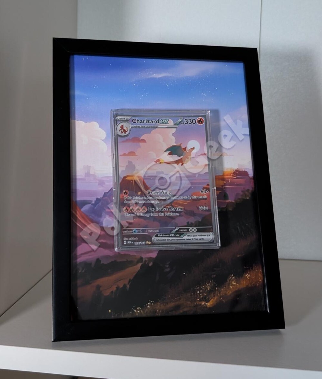 Charizard Ex 151 Extended Pokemon Frame (UV Protection) - Etsy