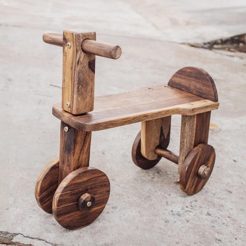 Wooden Balance Bike - Etsy UK