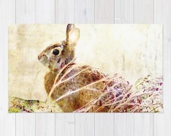 Bunny rug | Etsy