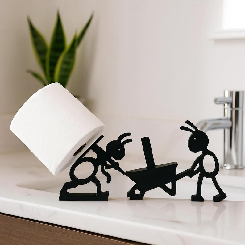 Funny Ant Toilet Paper Holder: 3D Printed Quirky Bathroom Decor - Etsy