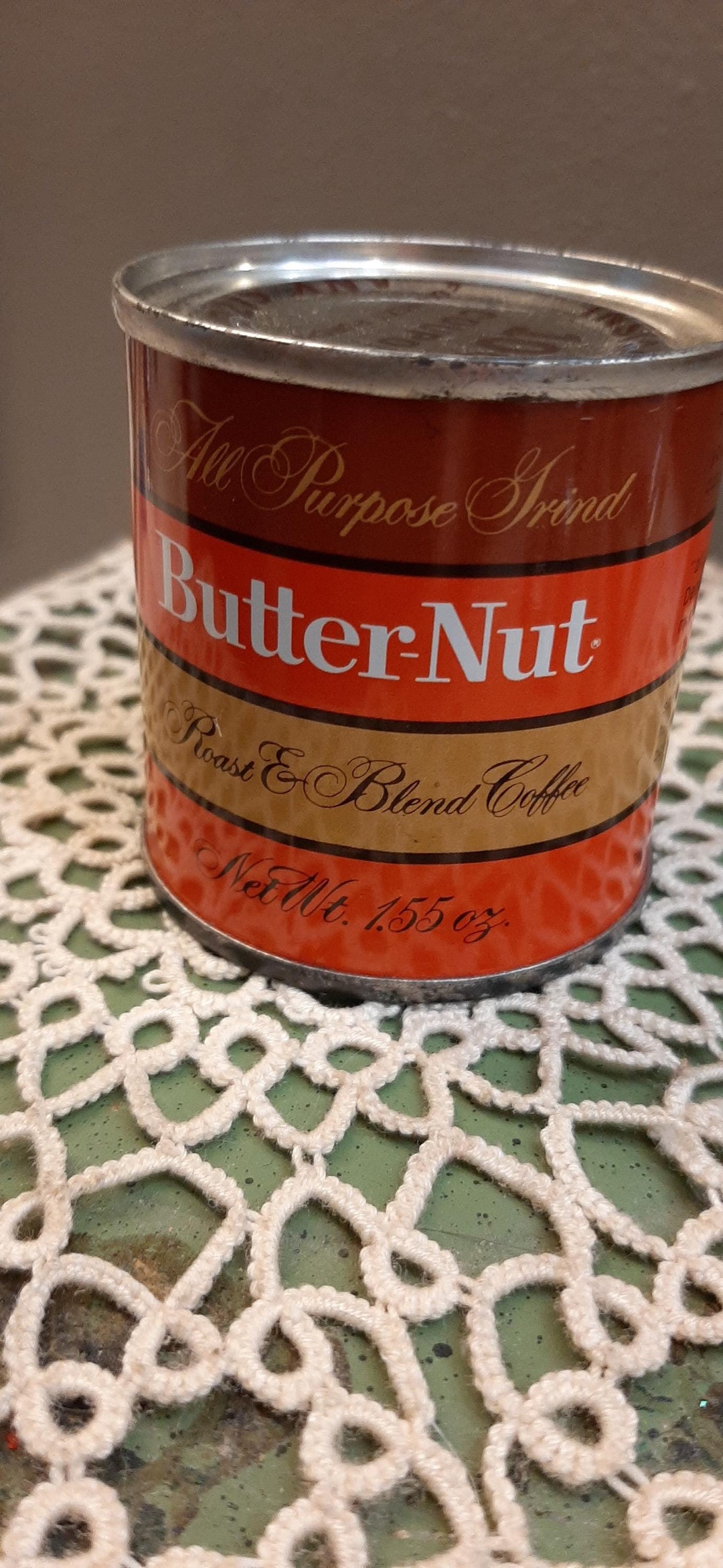 Vintage Butter-nut Coffee Trial Size Sampler Tin Unopened 1960's-1970's ...