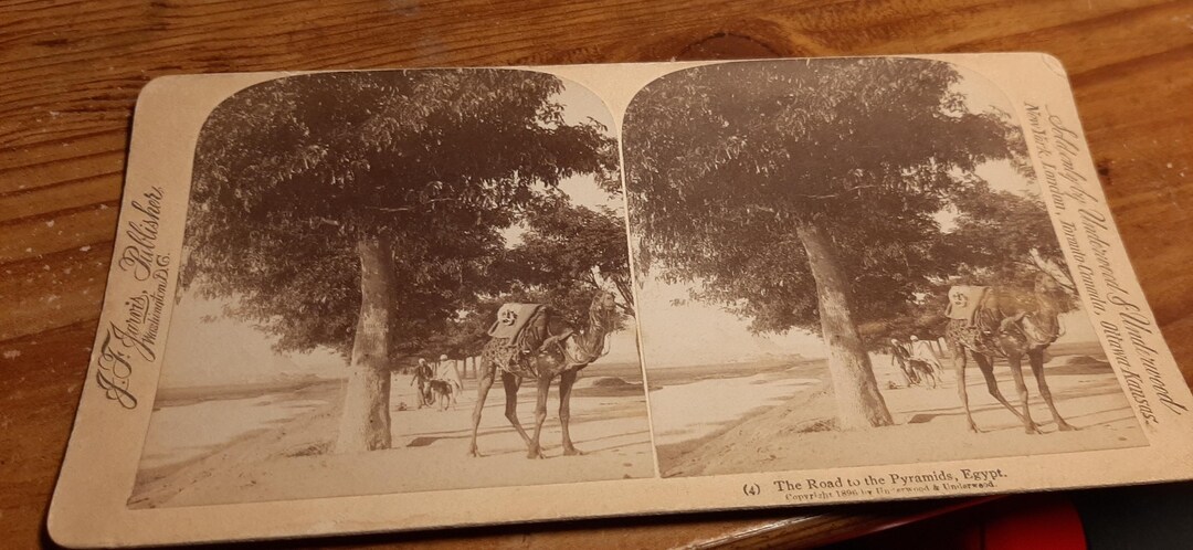 Vintage/antique Stereography Stereoview Picture Underwood Egypt - Etsy