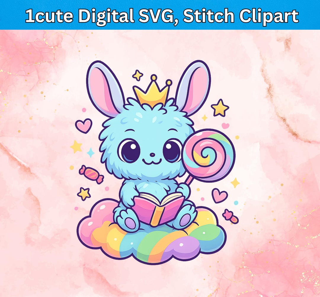 1 Stitch Digital Svg, Cute Stitch Svg, Cut Files for Cricut, Svg for ...