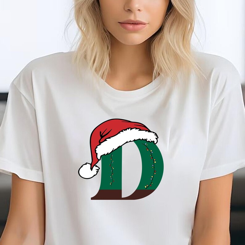 Christmas Alphabet SVG Bundle: Christmas Letters Clipart Png, Santa ...