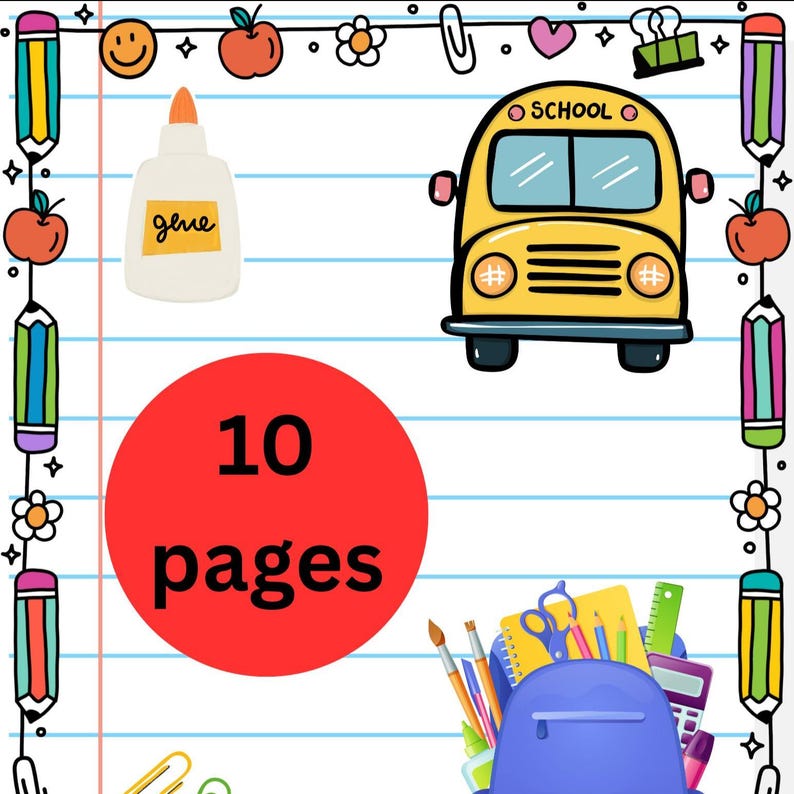 Kindergarten Worksheet Bundle | Printable Learning Activities | ABC ...