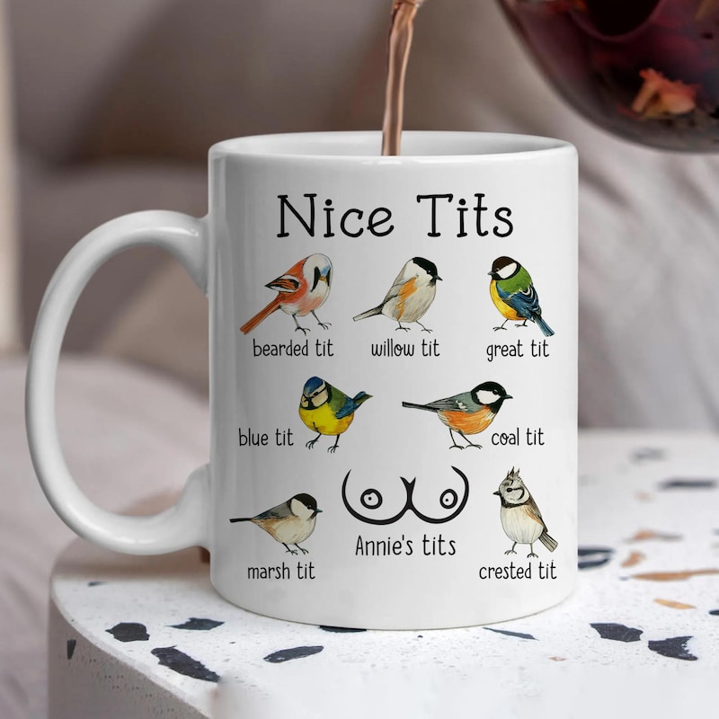 Bird Watcher Mug Tits - Etsy