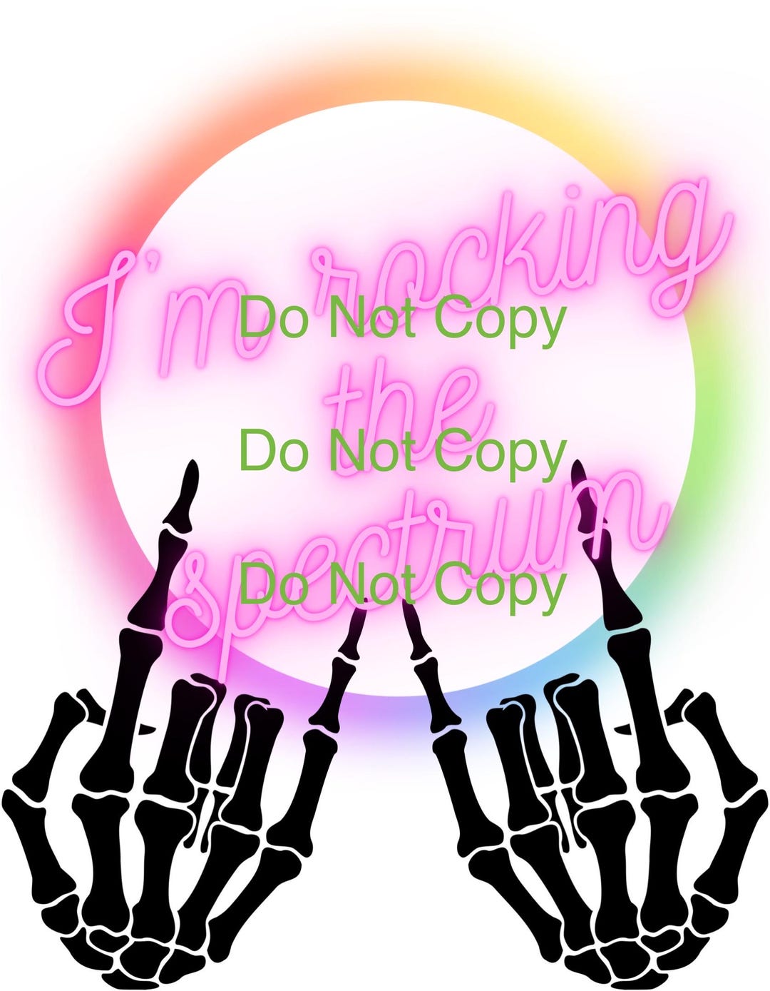 I’m Rocking the Spectrum PNG File - Etsy