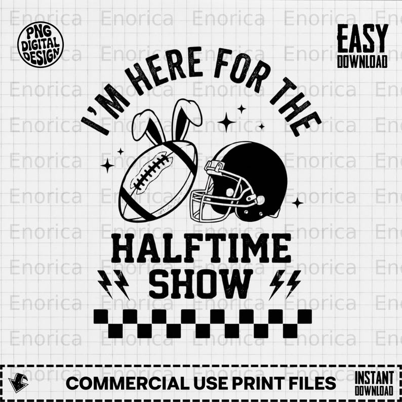 Football Game Day Graphic, Vintage Sport Typography, Halftime Show ...