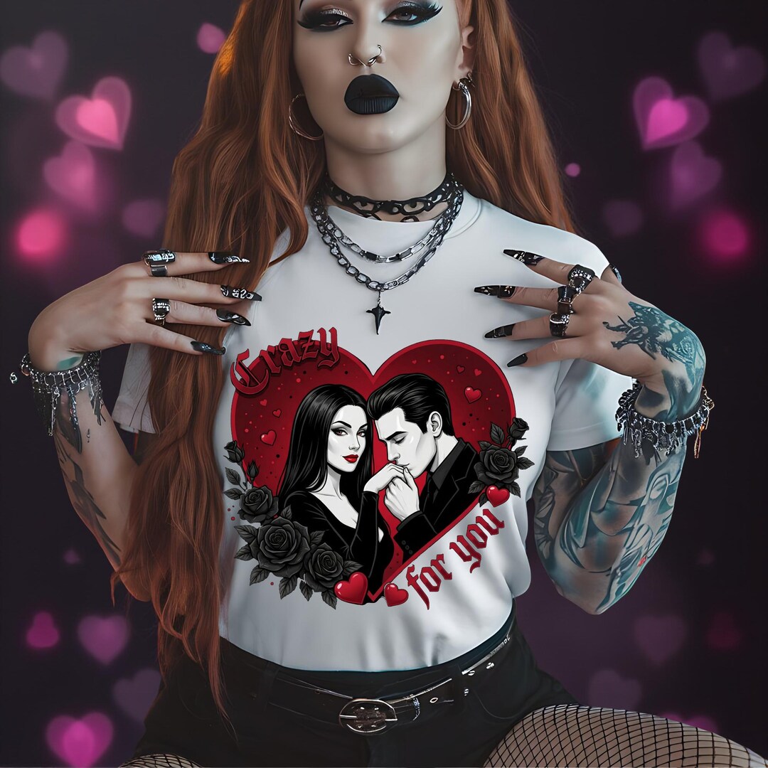 Goth Vampire Romance Couple PNG, Dark Valentine Clipart (digital File ...