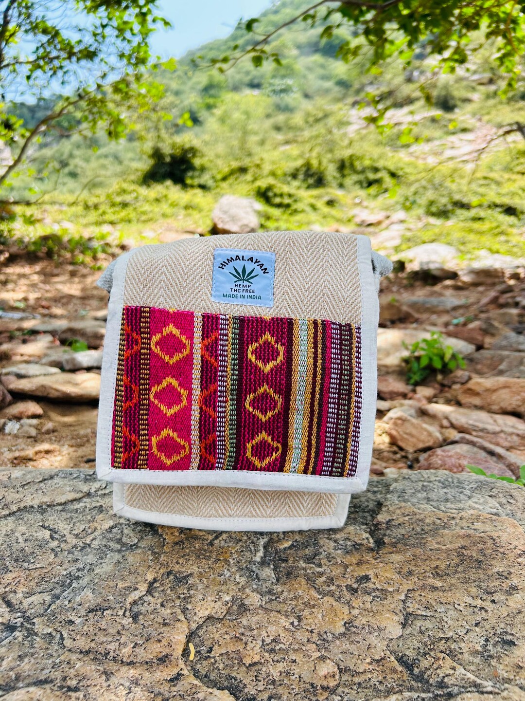 Cotton Hemp Women Small Purse Bag Phone Cosmetic Bag Hemp Small Items ...