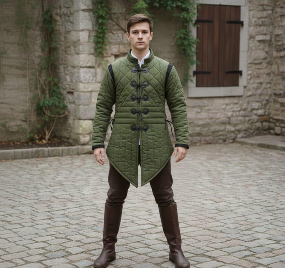 Medieval Padded Armor Men Cotton Gambeson Jacket Coat - Etsy