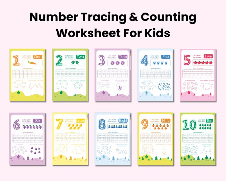 Preschool & Kindergarten Worksheets Mega Pack | 5000+ Pages Printable ...
