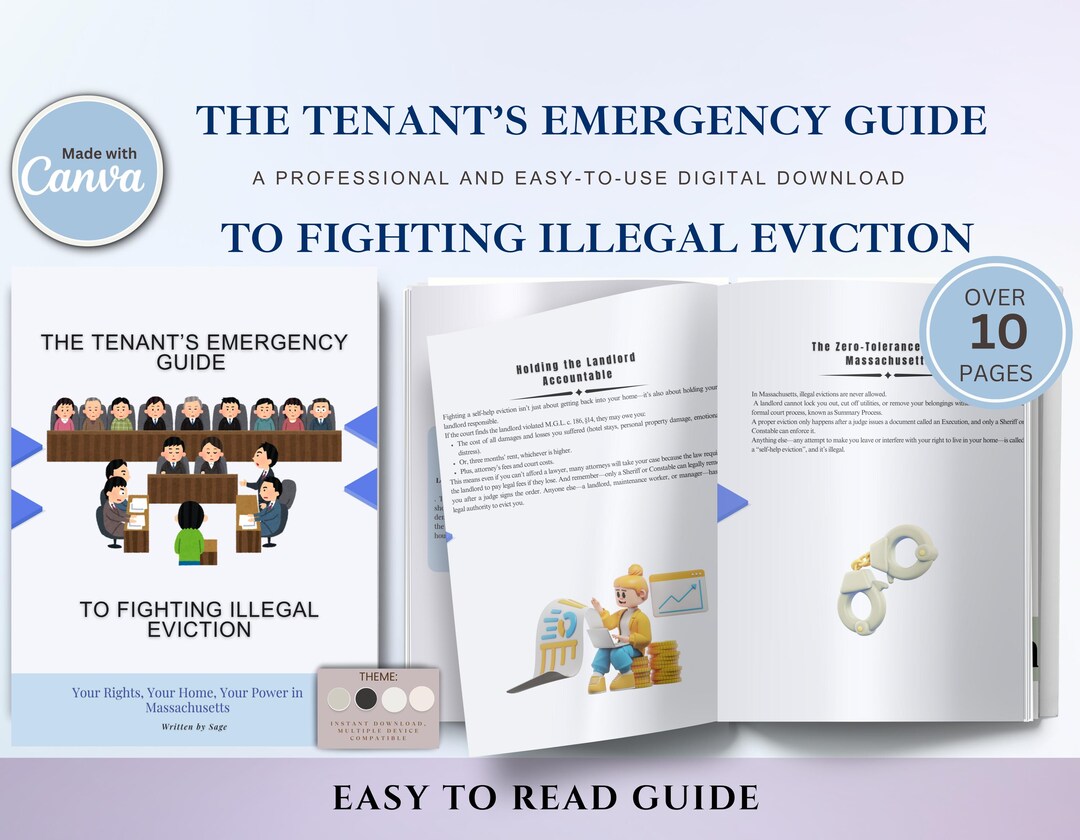 Tenant Eviction Emergency Guide: Know Your Rights Ebook - Etsy